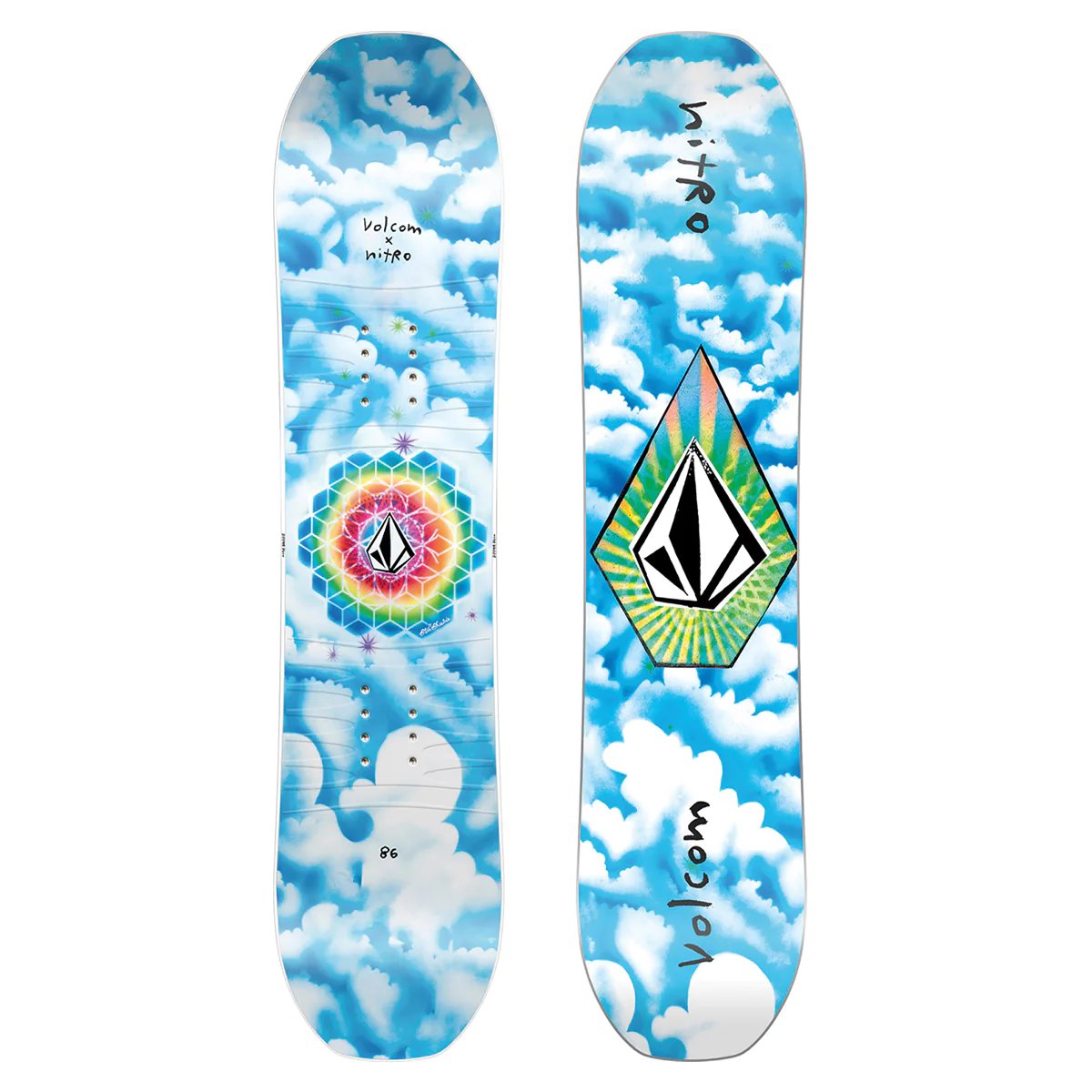 Nitro Snowboards: 2024 Ripper Kids x Volcom – Lip Trix Boardshop