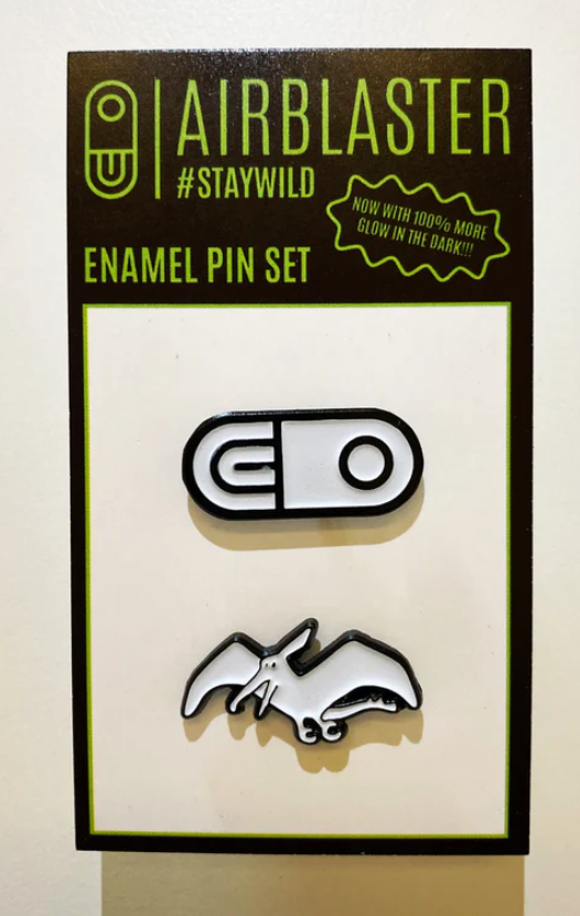 Airblaster: Glow in the Dark Duo Pin Set – Lip Trix Boardshop